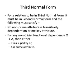 Database Normalisation | PPTX