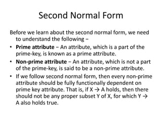 Database Normalisation | PPTX