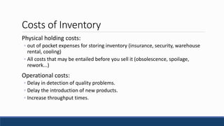 Crash course Planning and managing inventory ppt | PPTX