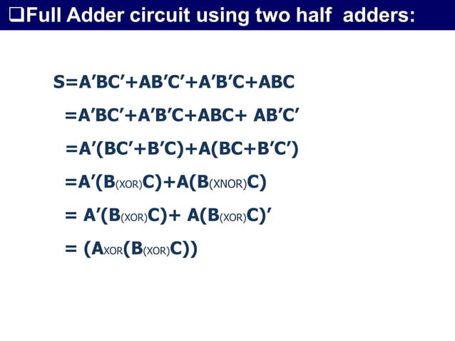 combinational circuit-Half Adder ,full Adder | PDF | Programming Languages | Computing