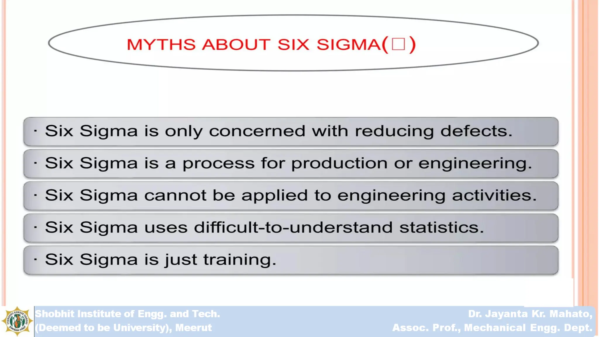 Zero Defects and Concept of Six Sigma in TQM | PDF