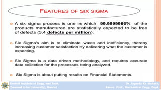 Zero Defects and Concept of Six Sigma in TQM | PDF