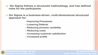 Zero Defects and Concept of Six Sigma in TQM | PDF