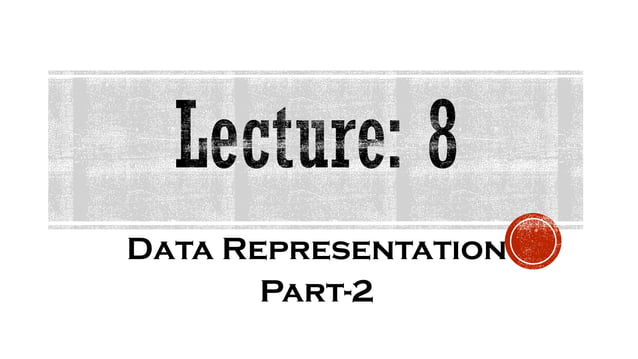 Lecture 8 | PPT