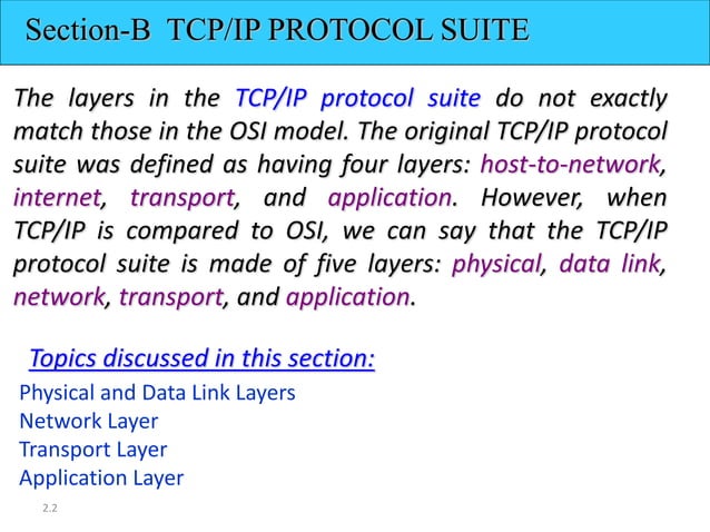 tcp ip protocols | PPT