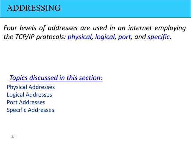 tcp ip protocols | PPT