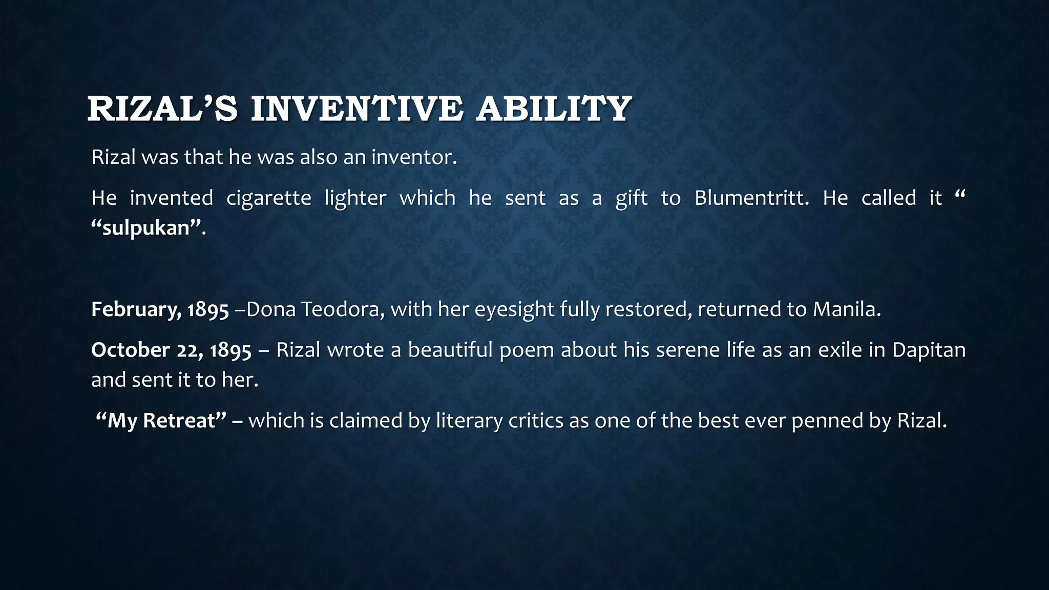 RIZAL'S ARREST AND EXILE IN DAPITAN | PDF