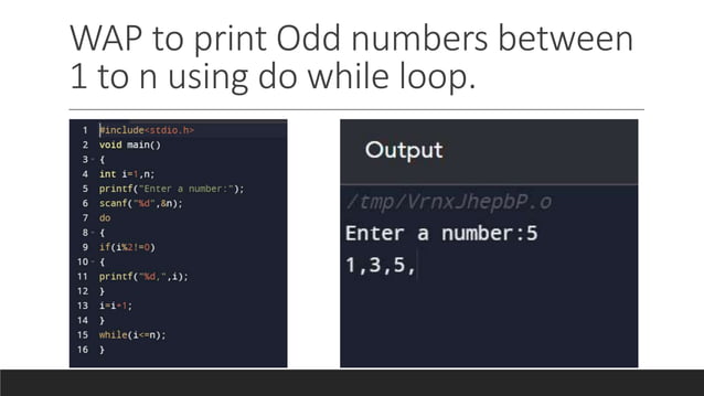 Lecture On Loop While Loop For Loop Program Ppt