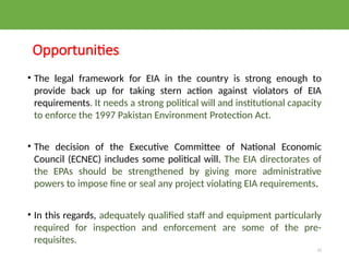 Environmental Impacts Assessment (EIA) for MS | PPTX