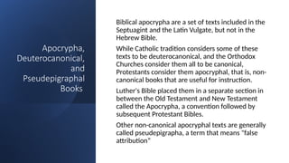Lecture-8-Canon-of-the-Bible-1. canonization | PPTX