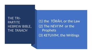 Lecture-8-Canon-of-the-Bible-1. canonization | PPTX
