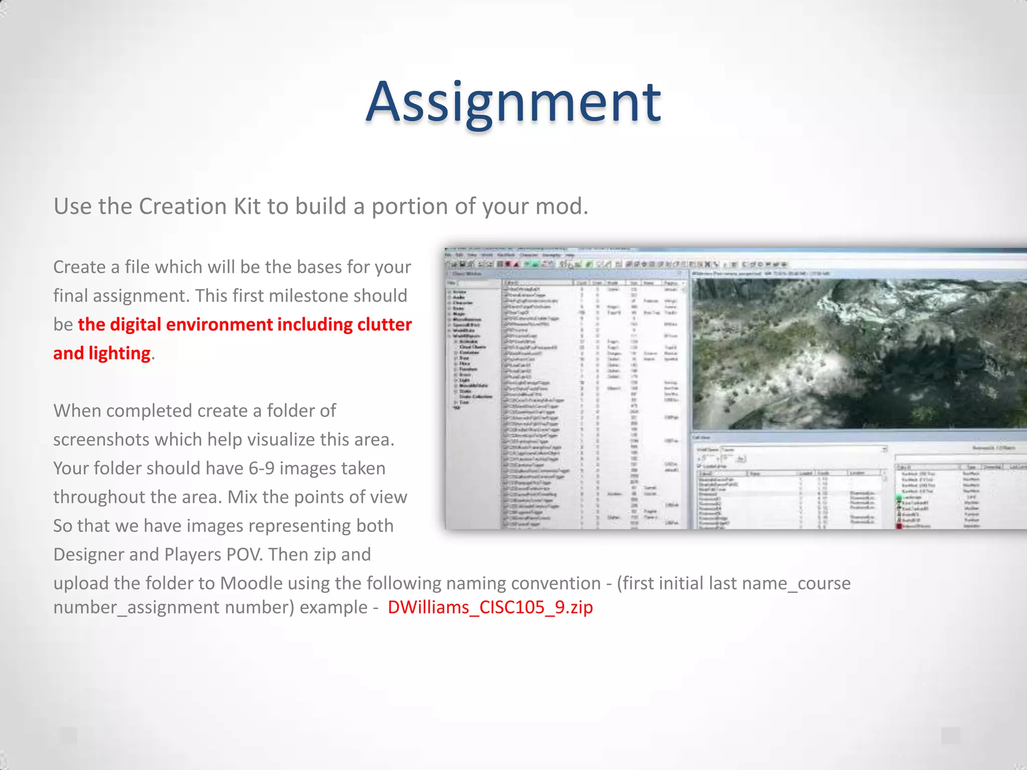 Intro to Game Modding - Lecture 8 | PPT