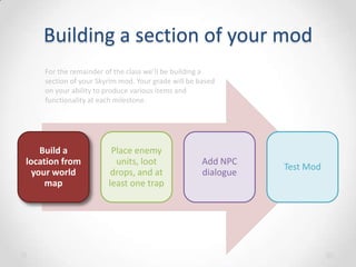 Intro to Game Modding - Lecture 8 | PPT