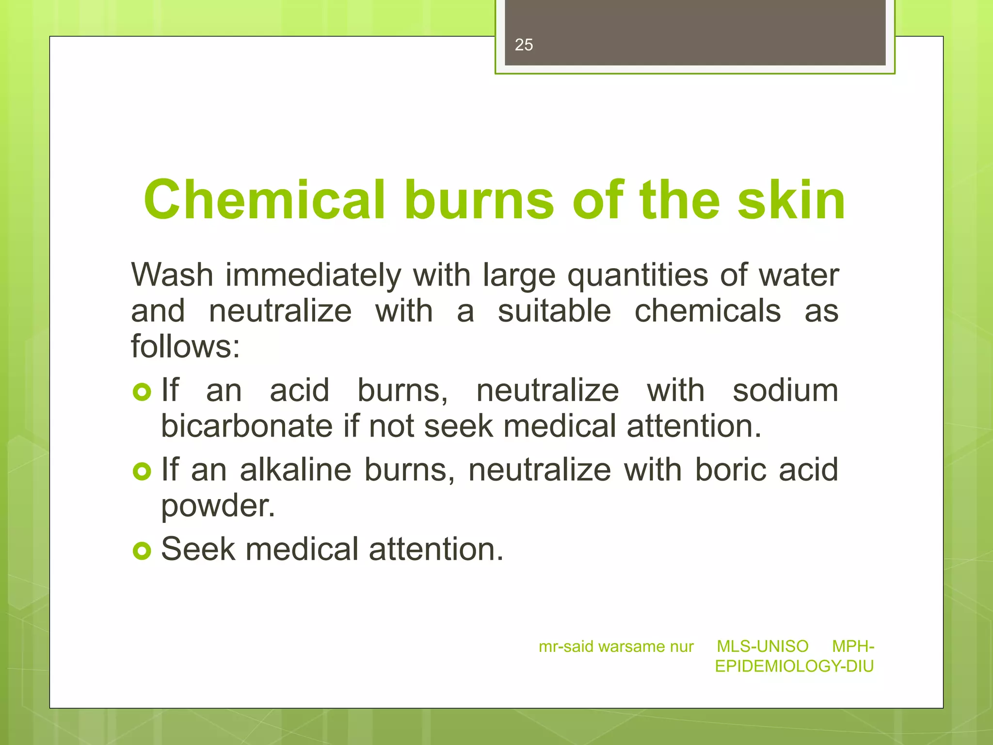 Lecture 8-laboratory accidents and | PPTX