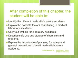 Lecture 8-laboratory accidents and | PPTX