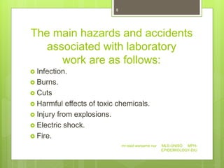 Lecture 8-laboratory accidents and | PPT