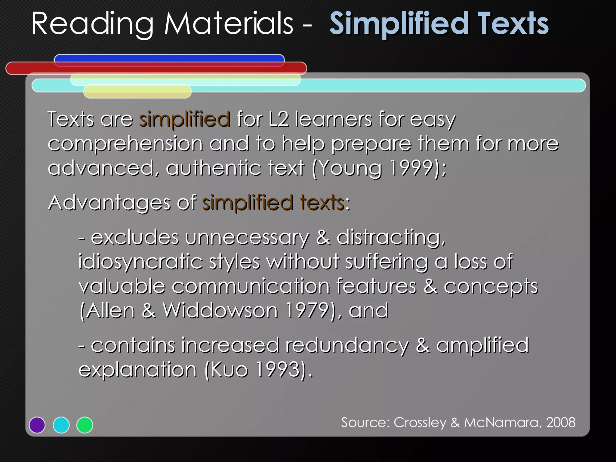 Lecture 8 Reading Materials | PPT