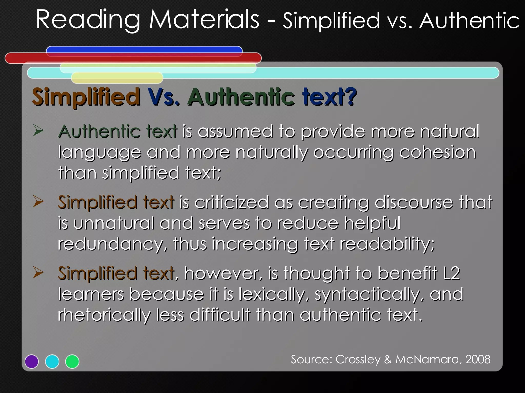 Lecture 8 Reading Materials | PPT