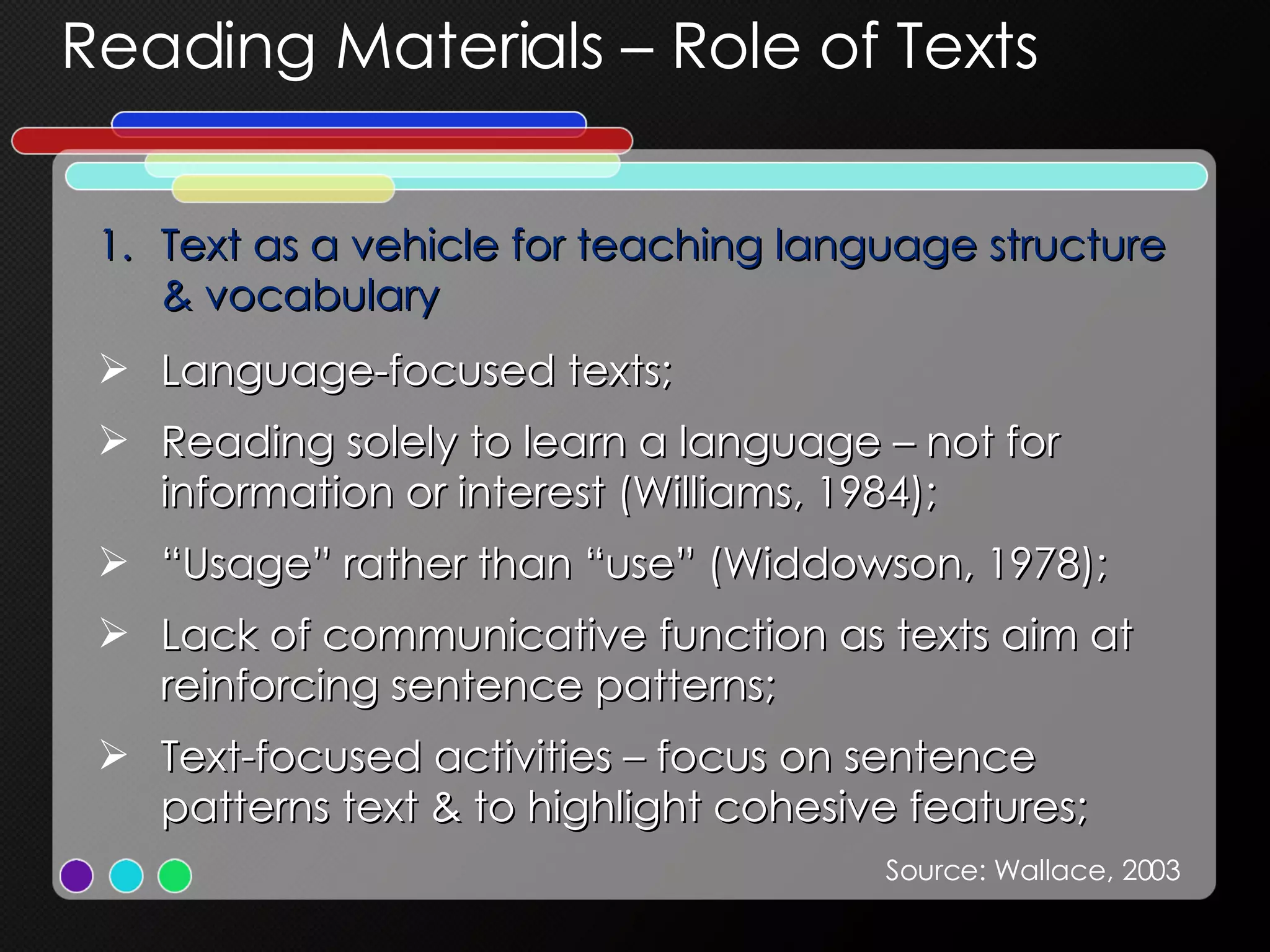 Lecture 8 Reading Materials | PPT