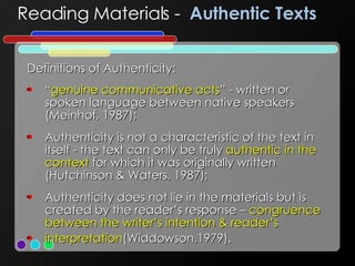 Lecture 8 Reading Materials | PPT