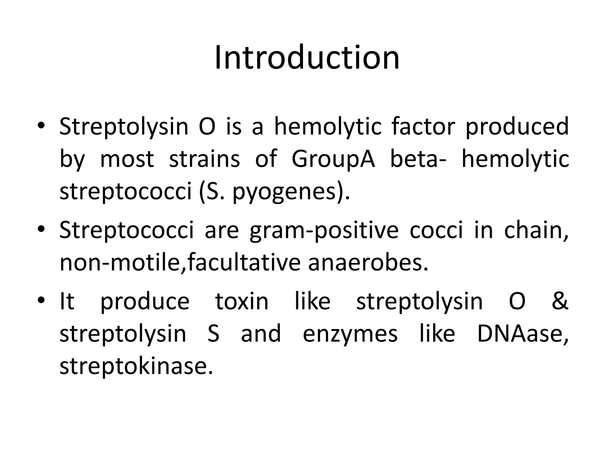 Lecture 8-streptolysin o | PPTX