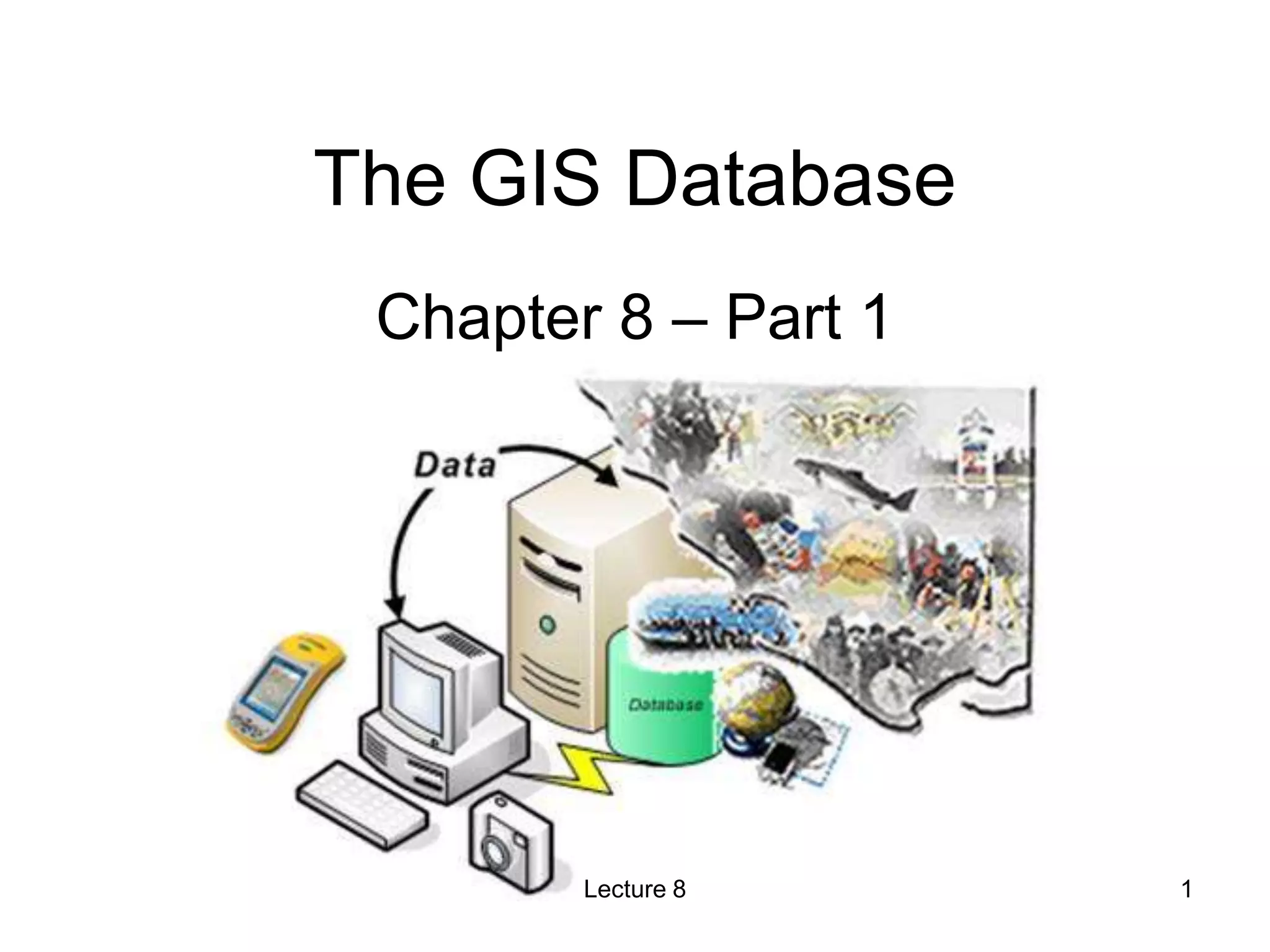 Lecture 8 The Gis Database Part 1ppt Databases Computer Software