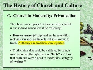Lecture 8: Early Church & Culture | PPT