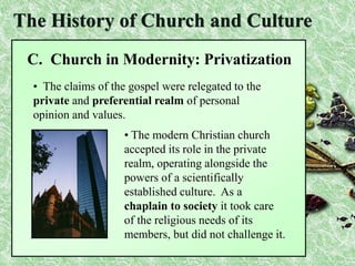 Lecture 8: Early Church & Culture | PPT