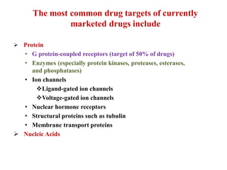 Lecture 8 drug targets and target identification | PDF