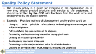 Role of leadership and commitment in quality deployment | PDF