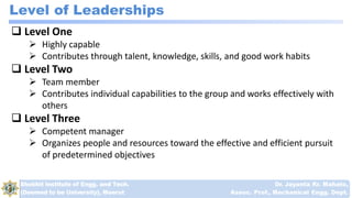 Role of leadership and commitment in quality deployment | PDF