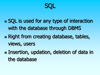 Database queries | PPT