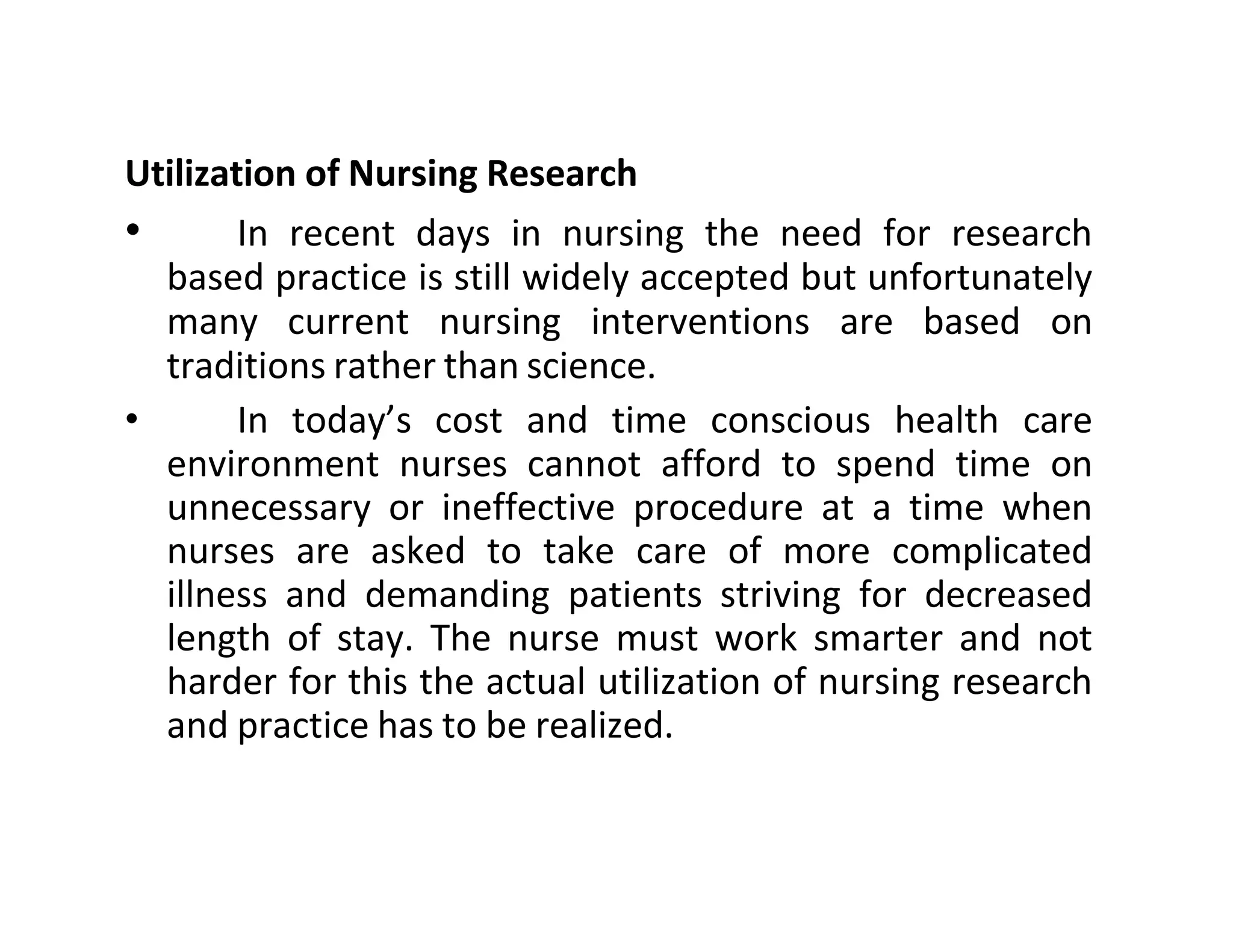 Communication and utilization of research | PPTX