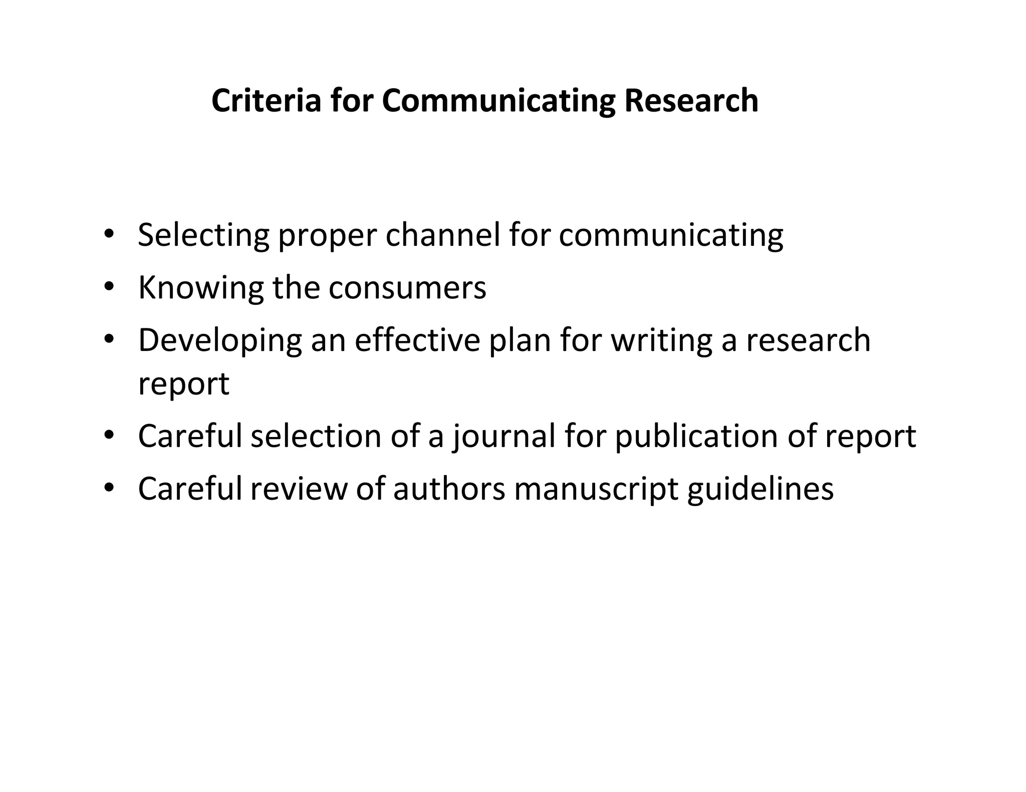 Communication and utilization of research | PPTX