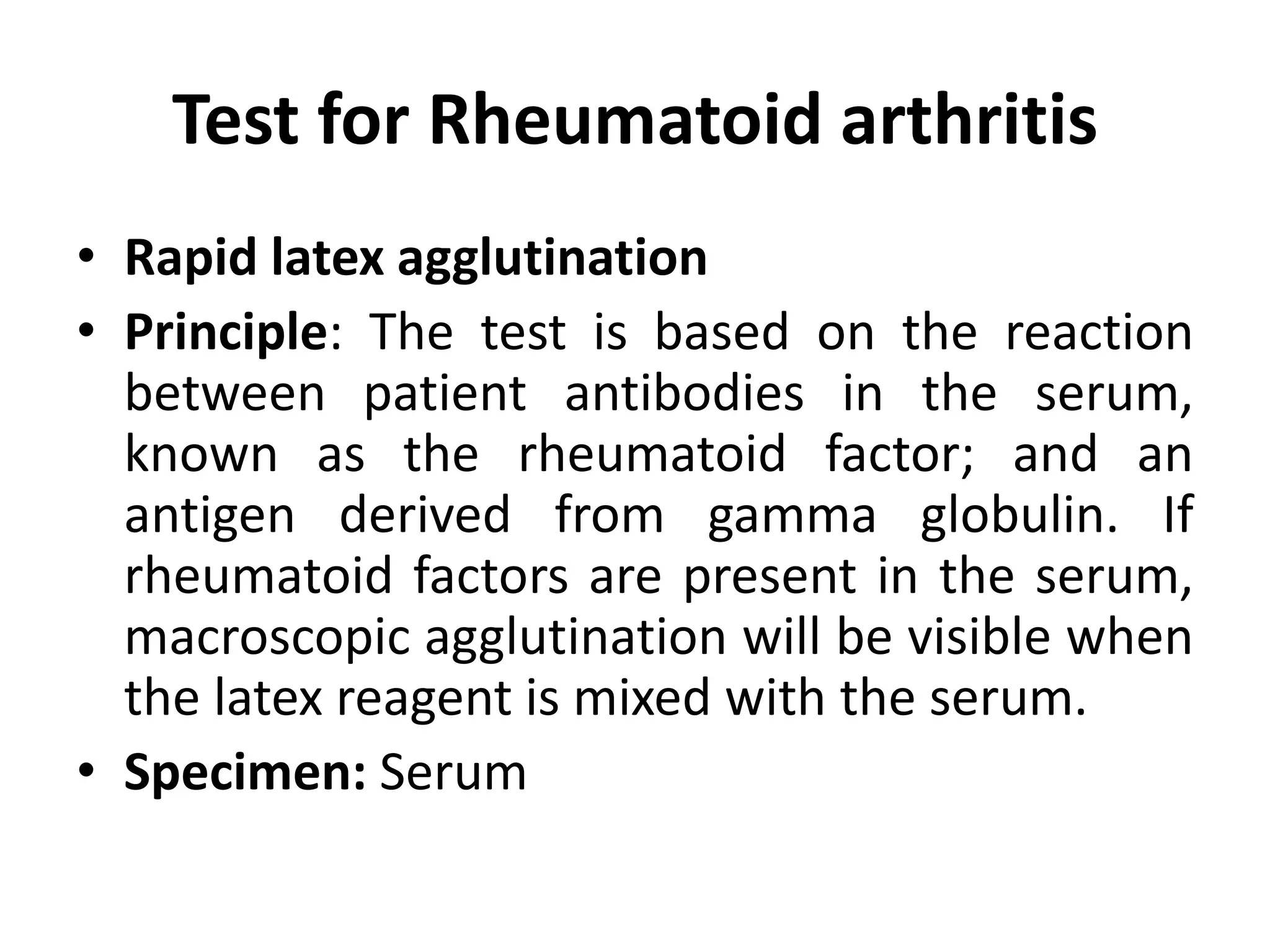 Lecture 9-rheumatoid factor | PPTX