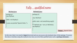 Lecture 9 access modifiers and packages | PPT