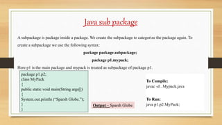 Lecture 9 access modifiers and packages | PPT
