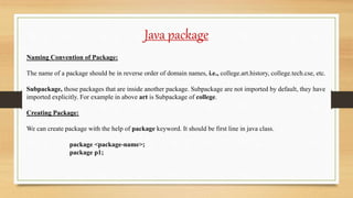 Lecture 9 access modifiers and packages | PPT