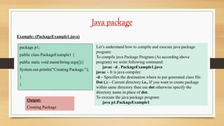 Lecture 9 access modifiers and packages | PPT
