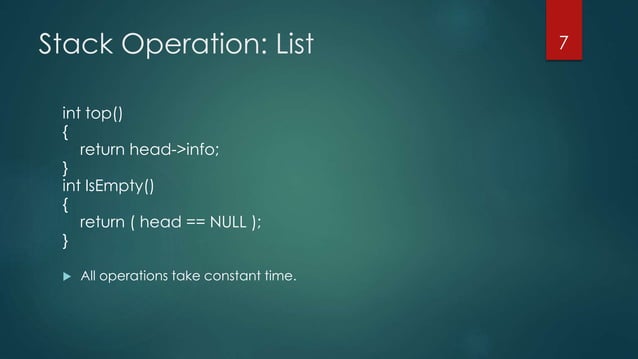 Data Structures Lecture 9 Stack And Queue Using Linked List Ppt