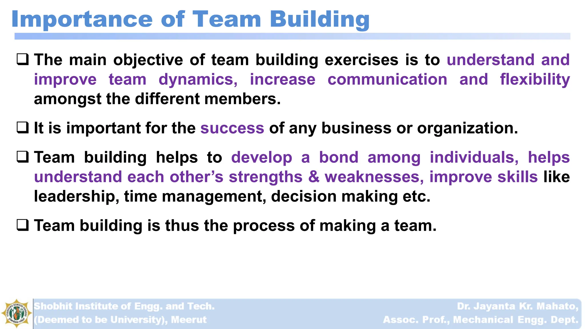 Team Building Concept in Total Quality Management | PDF