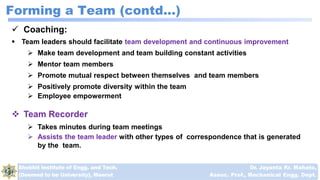 Team Building Concept in Total Quality Management | PDF