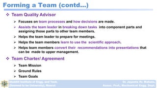 Team Building Concept in Total Quality Management | PDF