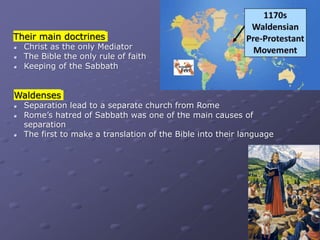 Lecture 9; Waldensians | PPT