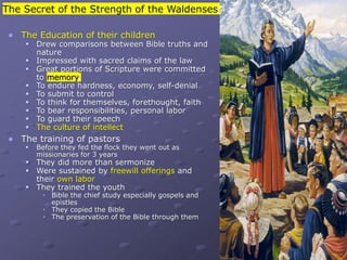 Lecture 9; Waldensians | PPT