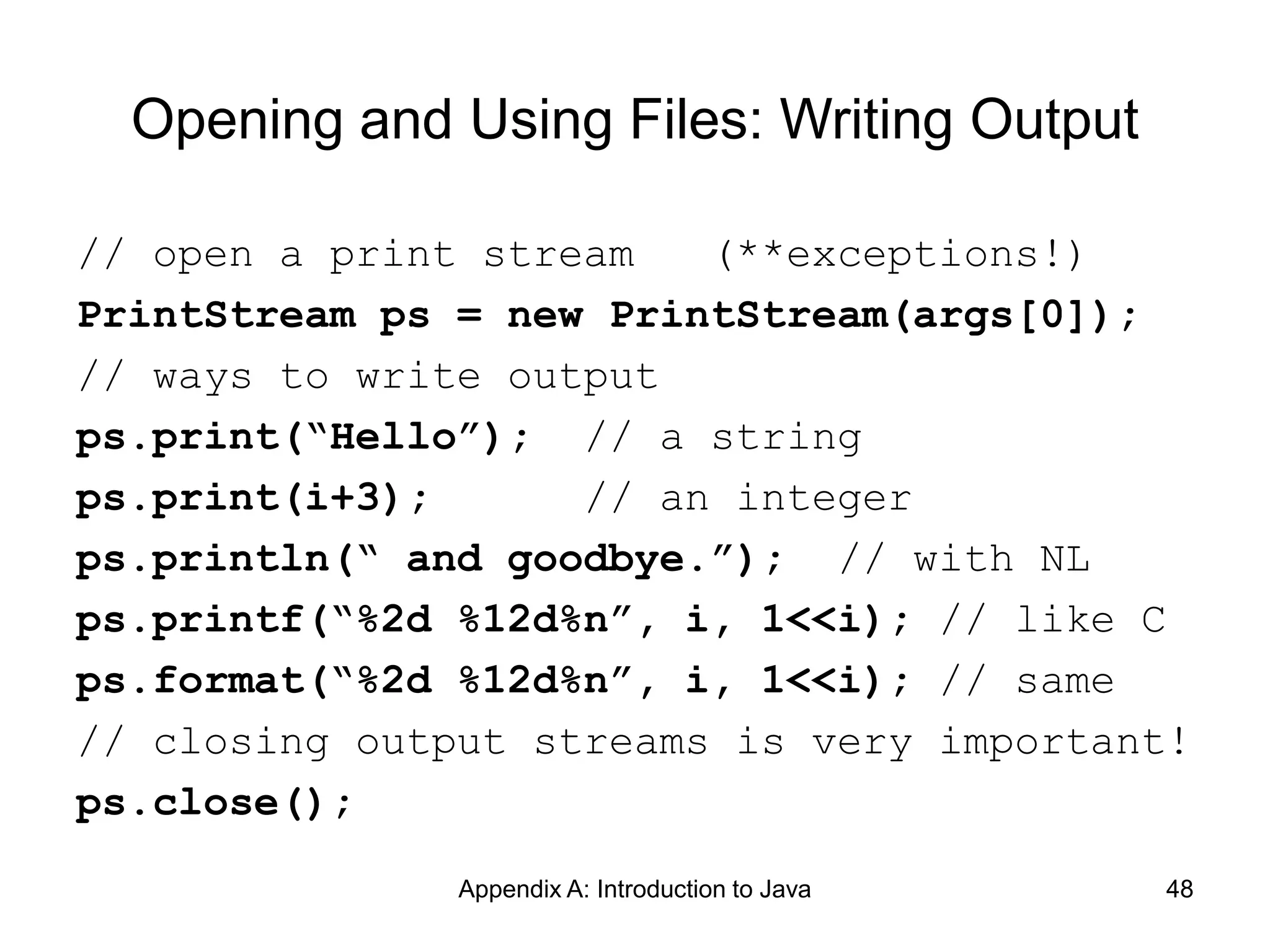 Java Basics With Datatypes Object Oriented Programming Ppt