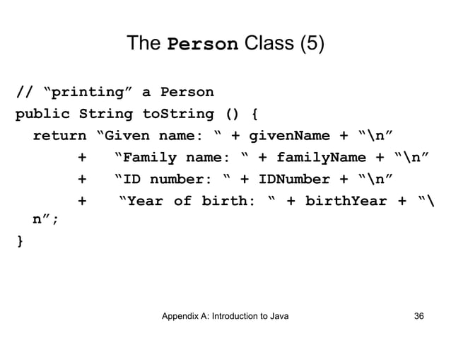 lecture-a-java-review.ppt koffmann and wollgang | PPT | Programming ...