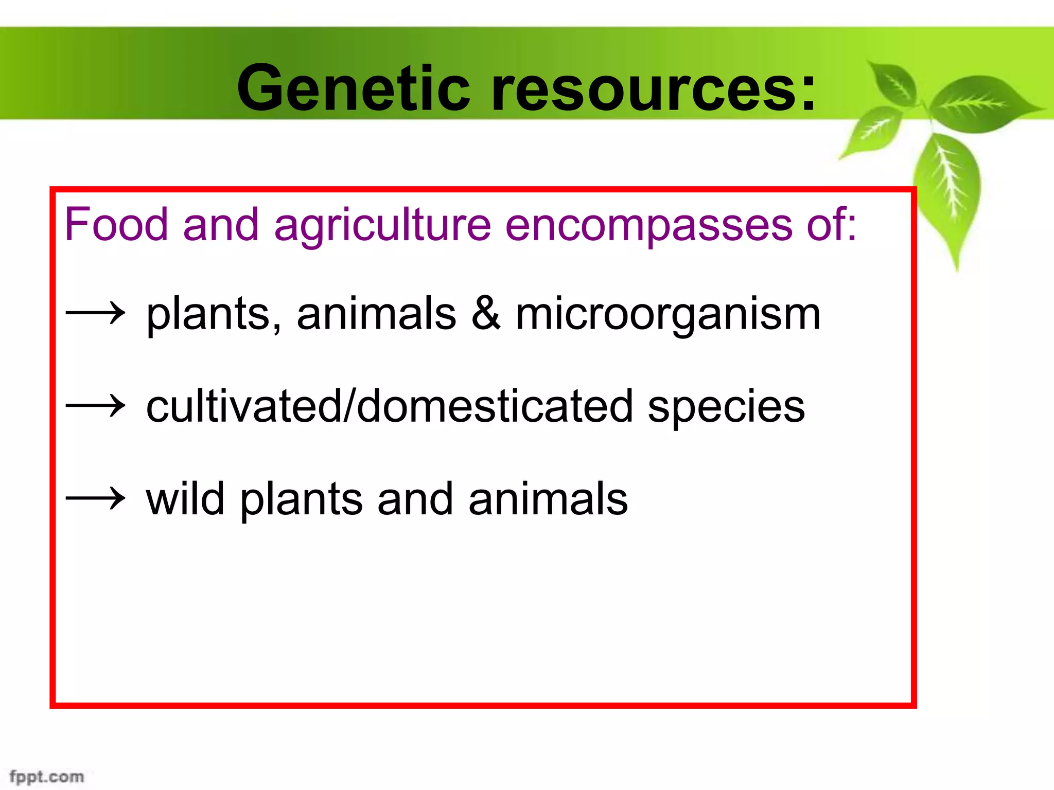 Lecture agrobiodiversity | PPTX