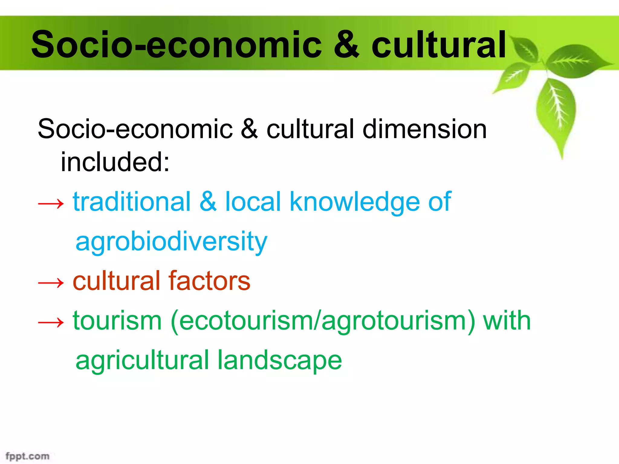 Lecture agrobiodiversity | PPTX