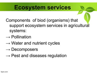 Lecture agrobiodiversity | PPTX